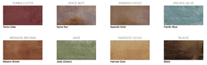 Concrete Stain Colors - Surecrete - Solid And Semi-Transparent