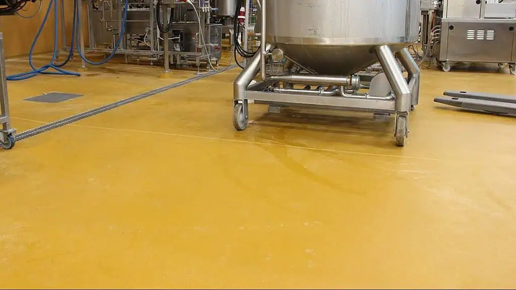 Food Processing Plant Floors - USDA-Approved Slip-Resistant