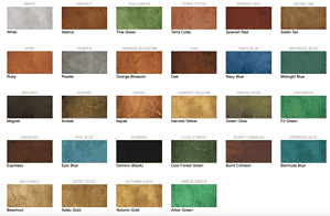 Concrete Stain Colors - Surecrete - Solid And Semi-Transparent